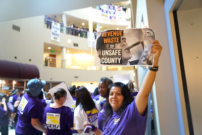 Riverside County ULP Strike Day 2 - SEIU Local 721