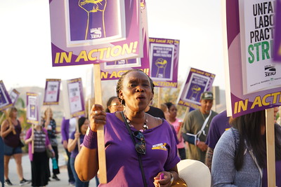 Riverside County ULP Strike Day 1 - SEIU Local 721