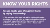 UNION 101: Weingarten Rights - SEIU Local 721
