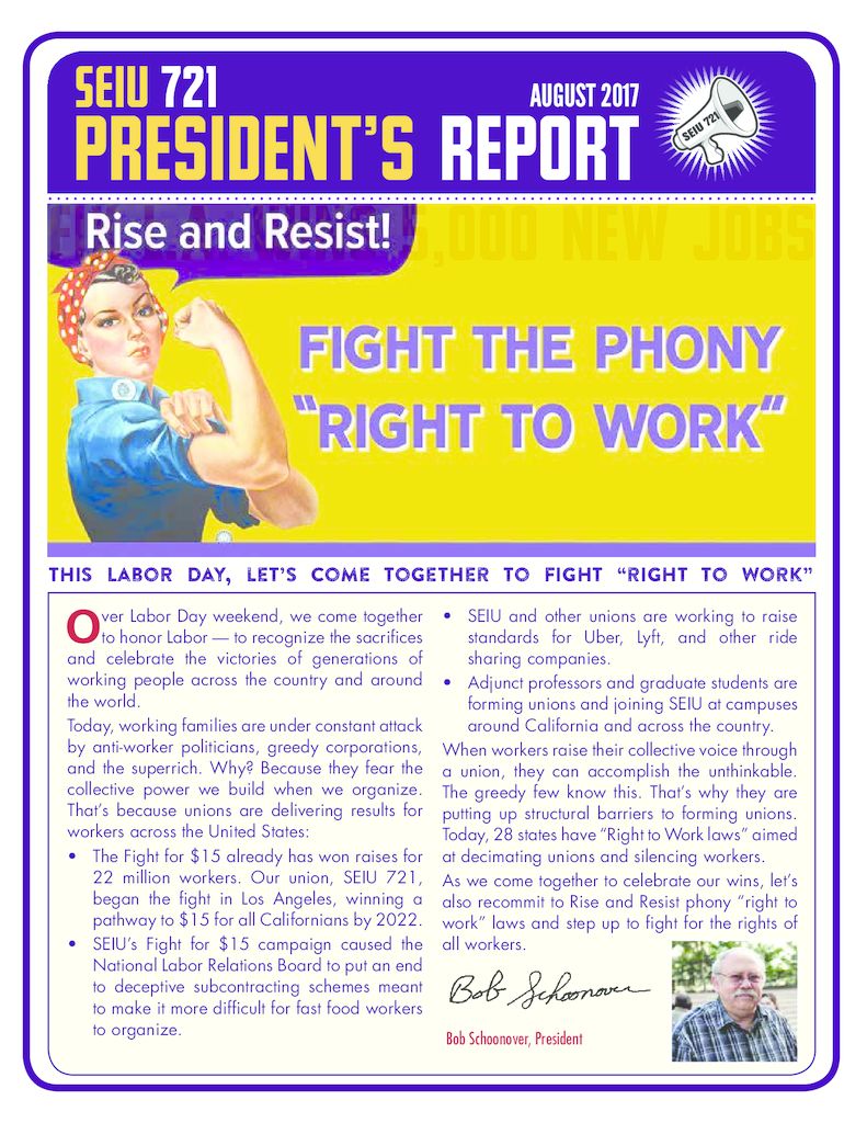August 2017 - SEIU Local 721