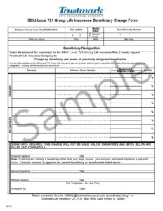 IMPORTANT – Don’t forget to update your life insurance Beneficiary Form ...