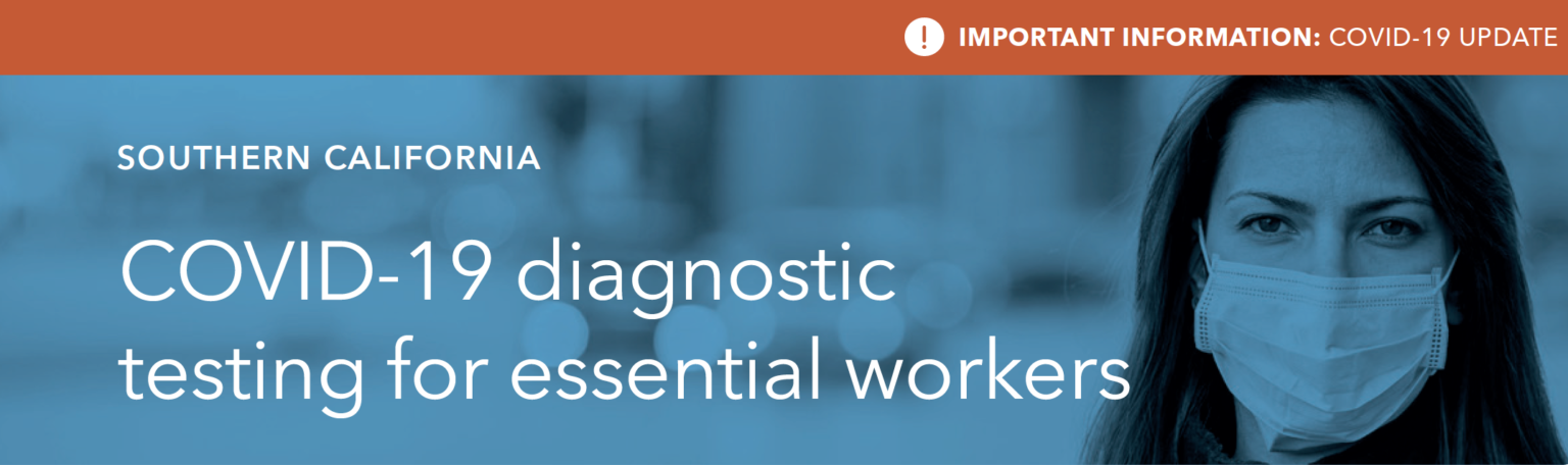 COVID-19 Testing, Webinar and Flu Vaccinations for LA County members ...