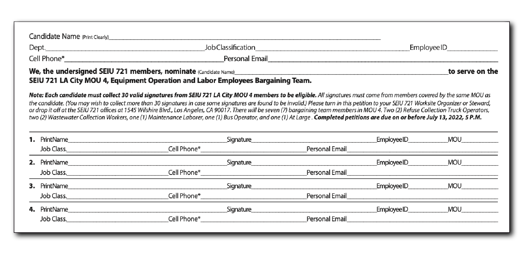 Attention LA City Members: Want to be on Your MOU Bargaining Team ...