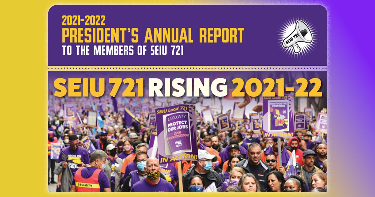 Presidents Reports - SEIU Local 721