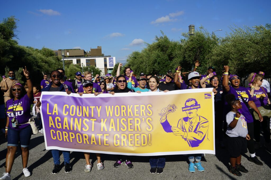 Kaiser Labor Day Action: Two Unions– One Fight! - SEIU Local 721