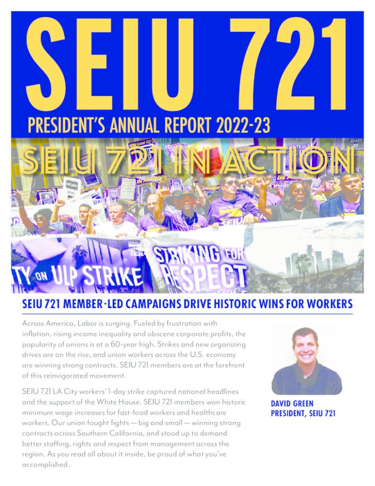 Presidents Reports - SEIU Local 721
