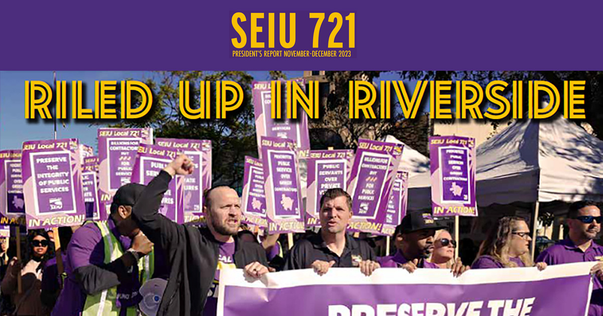 Presidents Reports - SEIU Local 721