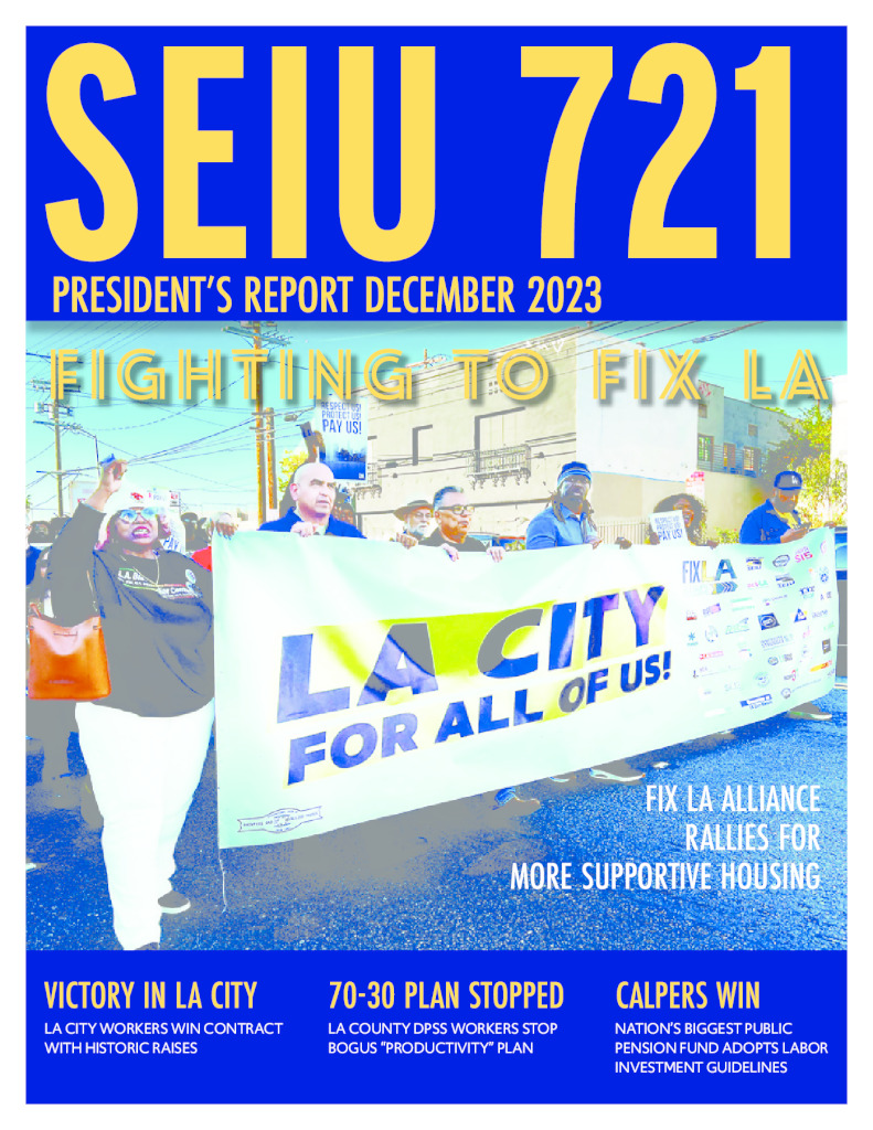 Presidents Reports - SEIU Local 721