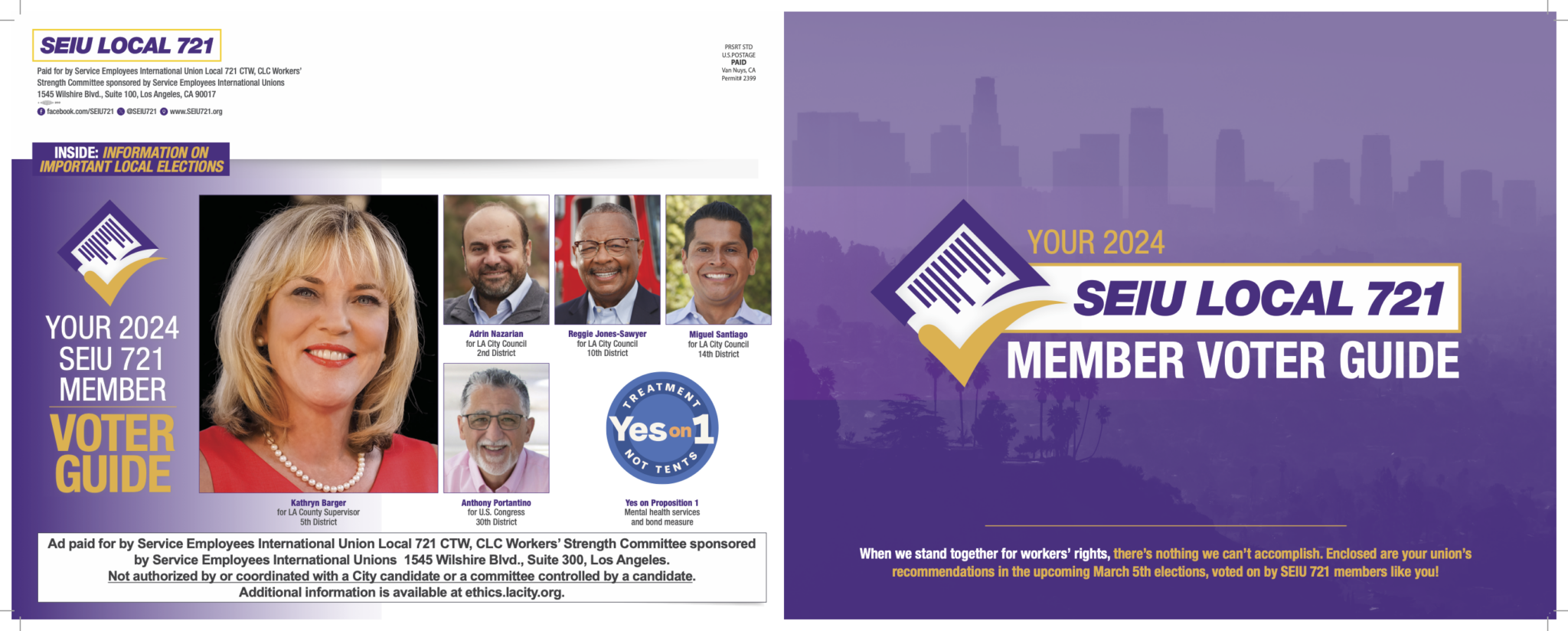 Your 2024 SEIU Local 721 Member Voter Guide - SEIU Local 721