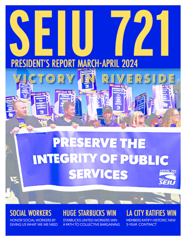 Presidents Reports - SEIU Local 721