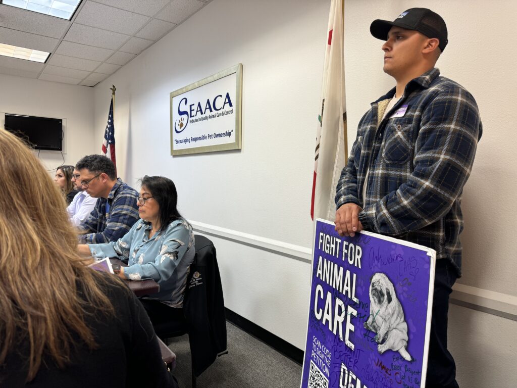 SEAACA Members Rally at Board Meeting: “Fight for Animal Care!” - SEIU ...